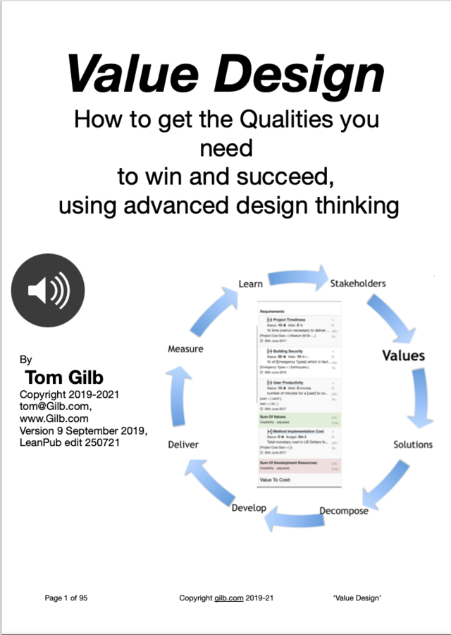 Value Design: How to get the… by Tom Gilb [PDF/iPad/Kindle]