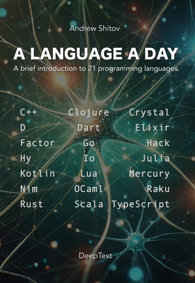 A Language a Day by Andrew Shitov [Leanpub PDF/iPad/Kindle]
