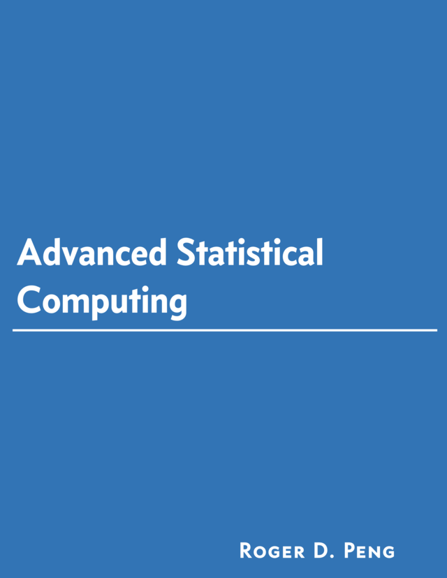 Advanced Statistical… by Roger D. Peng [Leanpub PDF/iPad/Kindle]