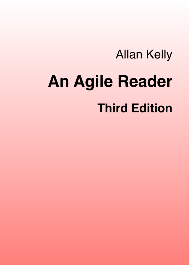 Agile Reader by Allan Kelly [Leanpub PDF/iPad/Kindle]
