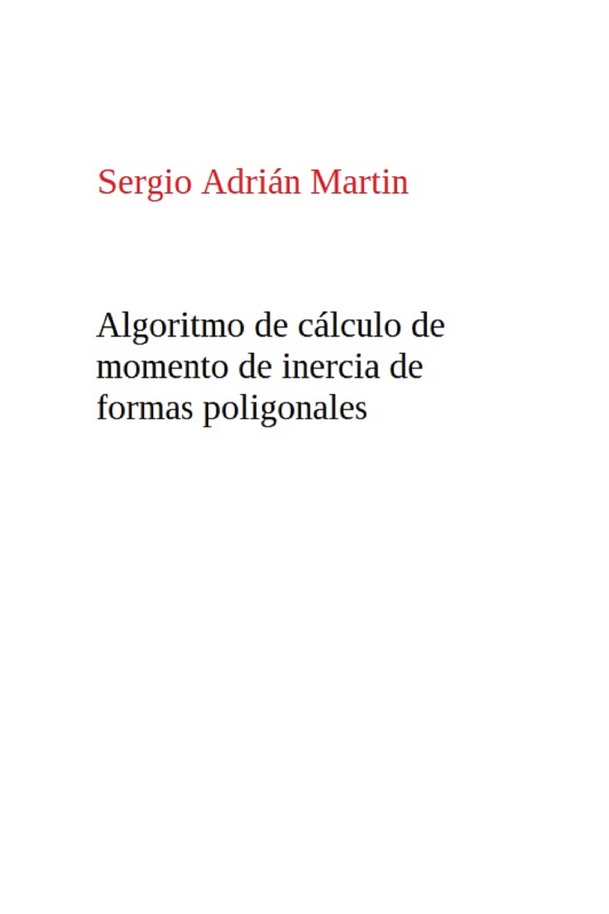 Algoritmo de cálculo… por Sergio Adrian Martin [PDF/iPad/Kindle]