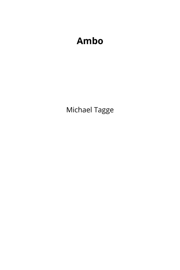 Ambo by Michael Tagge [Leanpub PDF/iPad/Kindle]