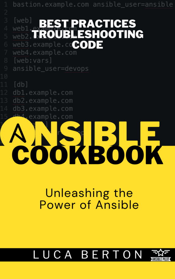 Ansible Cookbook by Luca Berton [Leanpub PDF/iPad/Kindle]