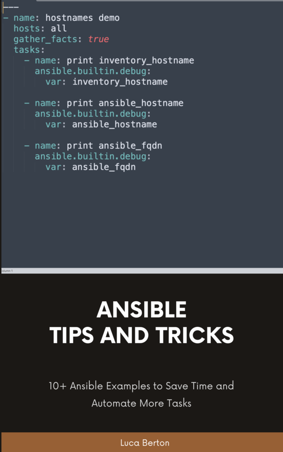 Ansible Tips and Tricks by Luca Berton [Leanpub PDF/iPad/Kindle]