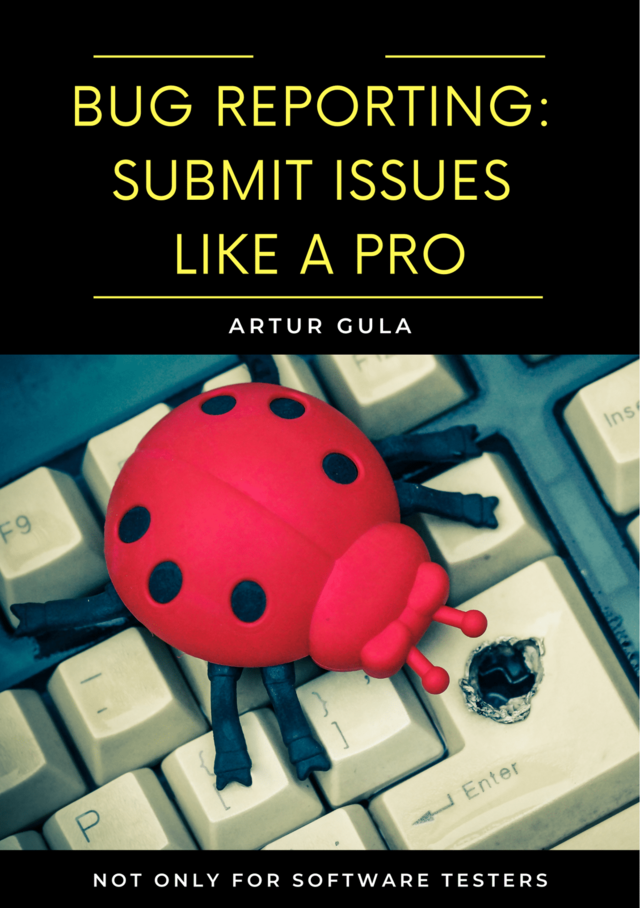 Bug reporting by Artur Gula [Leanpub PDF/iPad/Kindle]