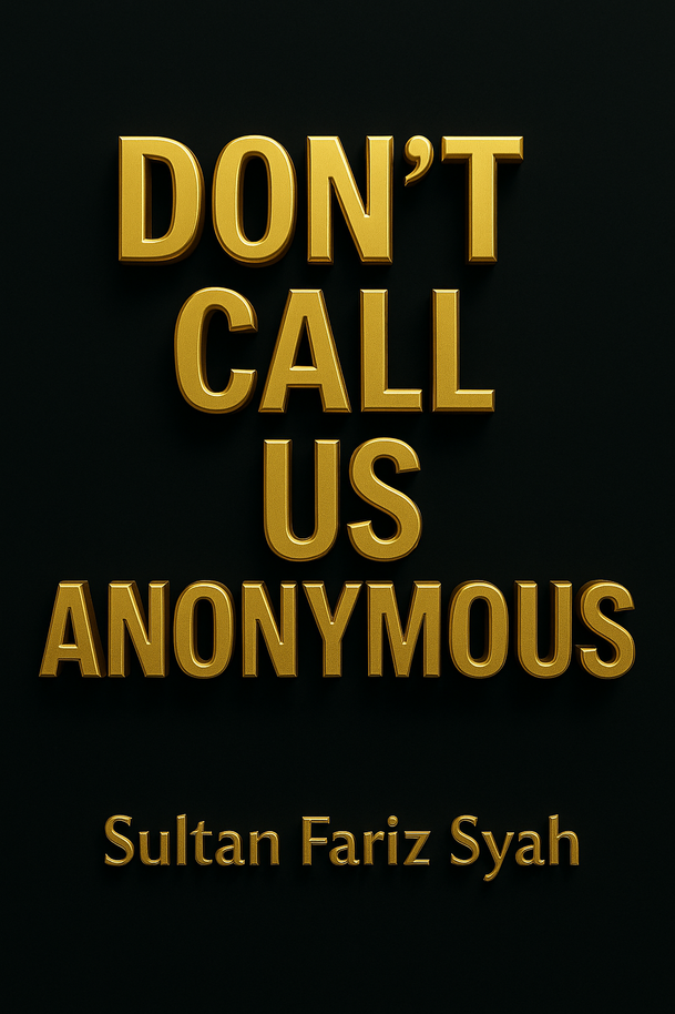 Don’t Call Us Anonymous [Leanpub PDF/iPad/Kindle]