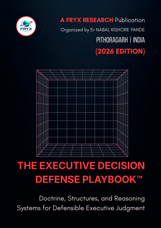 EXECUTIVE DECISION DEFENSE PLAYBOOK™ (2026… [PDF/iPad/Kindle]