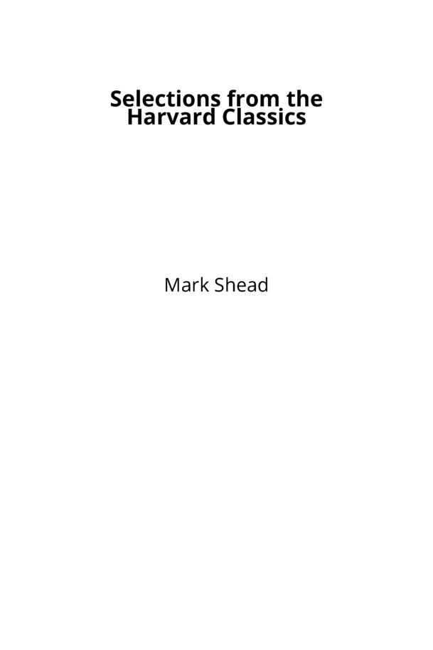 Selections from the Harvard… by Mark Shead [PDF/iPad/Kindle]
