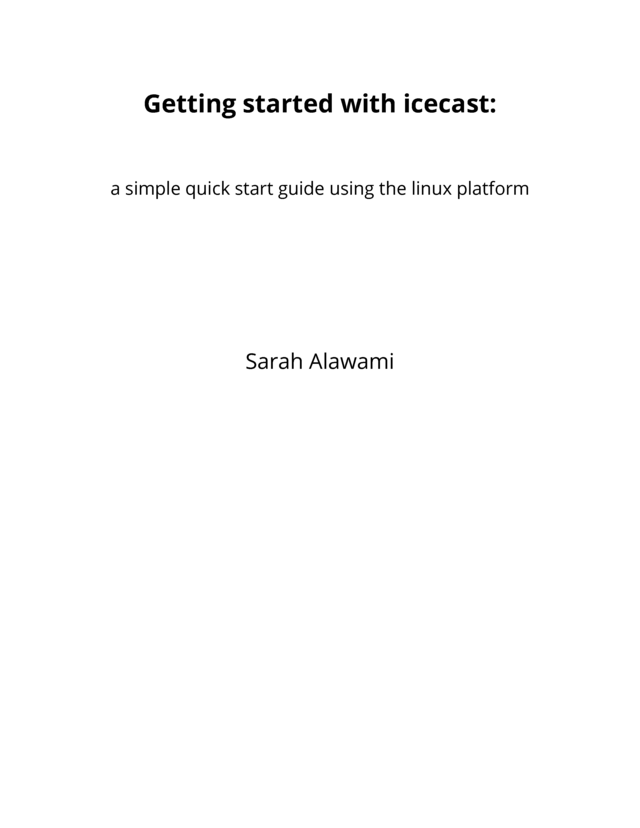 Getting started with… by Sarah Alawami [Leanpub PDF/iPad/Kindle]