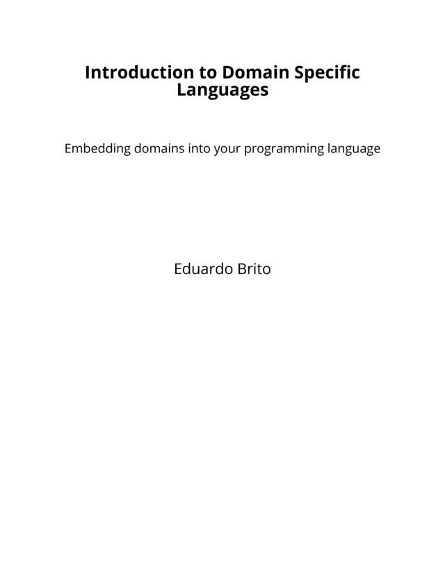 Introduction to Domain… by Eduardo Brito [PDF/iPad/Kindle]