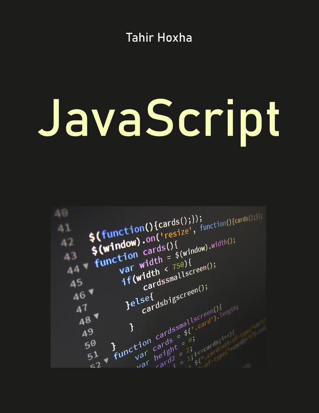 JavaScript by Tahir Hoxha [Leanpub PDF/iPad/Kindle]