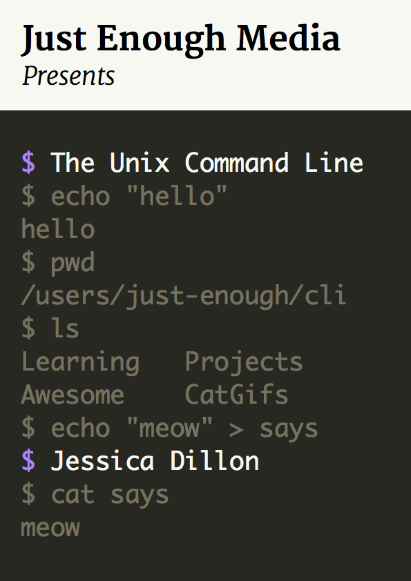 The Unix Command Line [Leanpub PDF/iPad/Kindle]