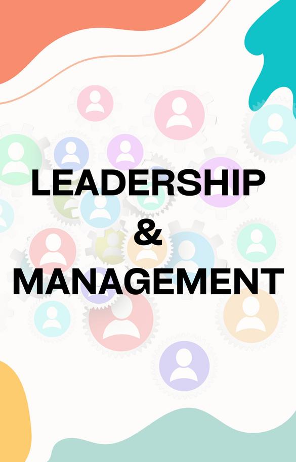 LEADERSHIP AND MANAGEMENT [Leanpub PDF/iPad/Kindle]