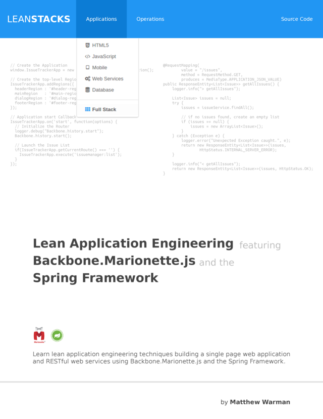 Lean Application… by Matthew Warman [Leanpub PDF/iPad/Kindle]