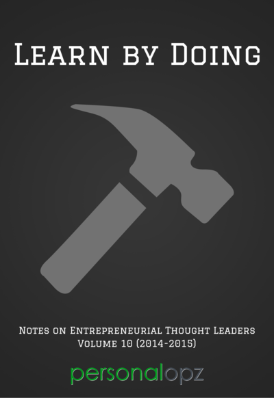 Learn by Doing by PersonalOpz [Leanpub PDF/iPad/Kindle]