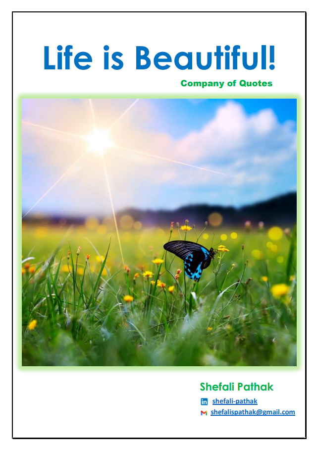 Life Is Beautiful! by Shefali Pathak [Leanpub PDF/iPad/Kindle]