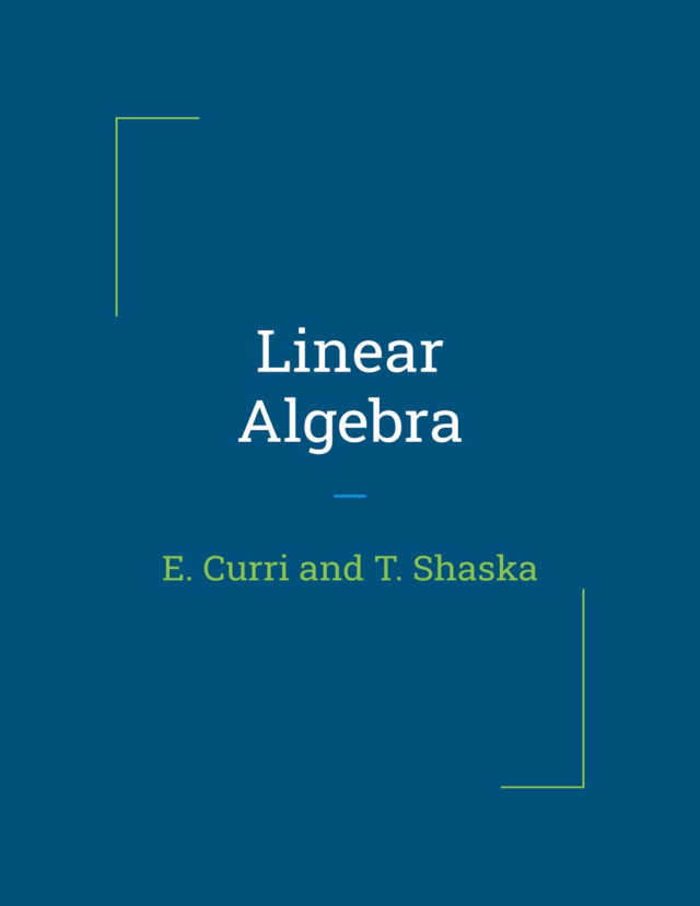 Linear Algebra by Tanush Shaska et al. [Leanpub PDF/iPad/Kindle]