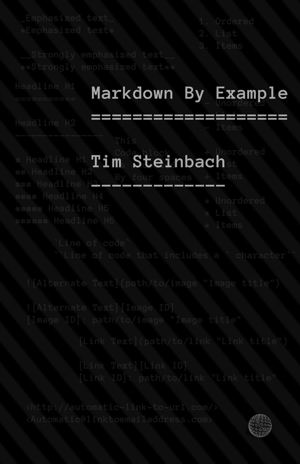 Markdown By Example by Tim Steinbach [Leanpub PDF/iPad/Kindle]