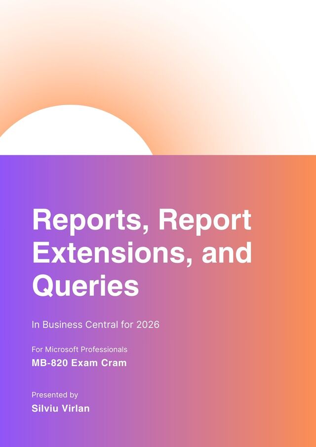 MB-820 Exam Cram: Reports, Report Extensions… [PDF/iPad/Kindle]