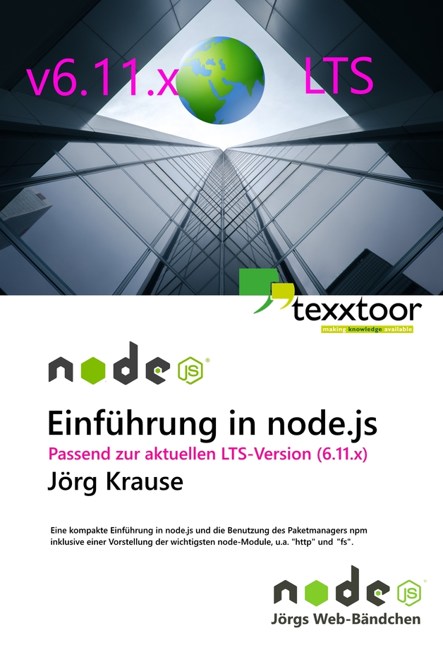 Einführung in node.js von Jörg Krause [Leanpub PDF/iPad/Kindle]