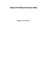 Modul Praktikum Desain… by Bagus Aji Santoso [PDF/iPad/Kindle]
