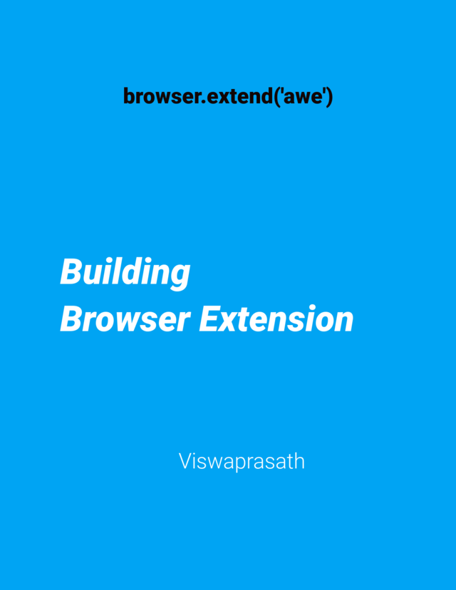 Building Browser… by Viswaprasath [Leanpub PDF/iPad/Kindle]