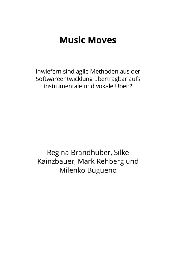 Music… von Regina Brandhuber et al. [Leanpub PDF/iPad/Kindle]