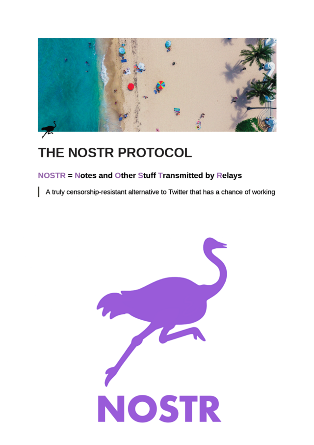 The NOSTR protocol by Cristian Olaru [Leanpub PDF/iPad/Kindle]