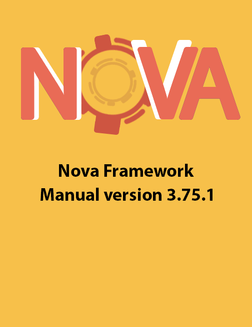 Nova Framework Manual… by David Carr [Leanpub PDF/iPad/Kindle]