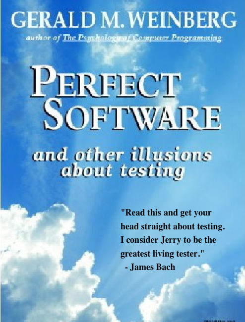Perfect Software by Gerald M. Weinberg [Leanpub PDF/iPad/Kindle]