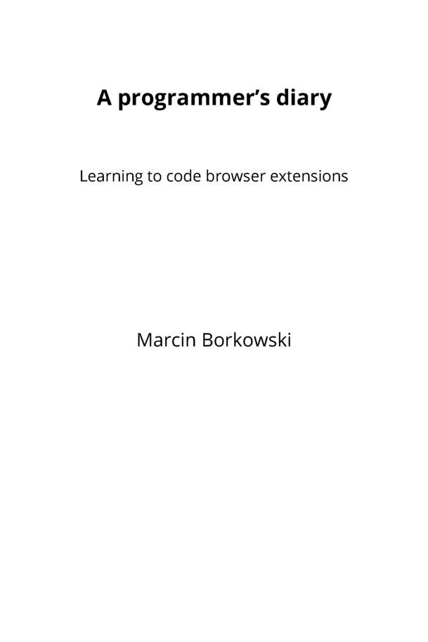 A programmer's… by Marcin Borkowski [Leanpub PDF/iPad/Kindle]
