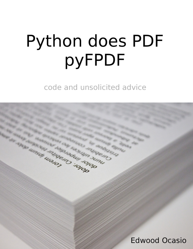 Python does PDF… by Edwood Ocasio [Leanpub PDF/iPad/Kindle]