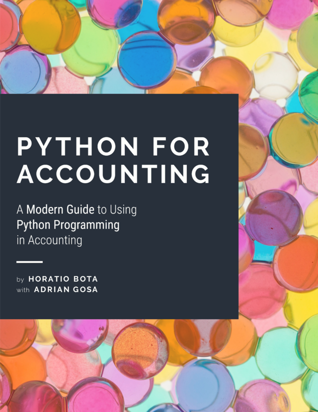Python for Accounting by Horatio Bota [Leanpub PDF/iPad/Kindle]