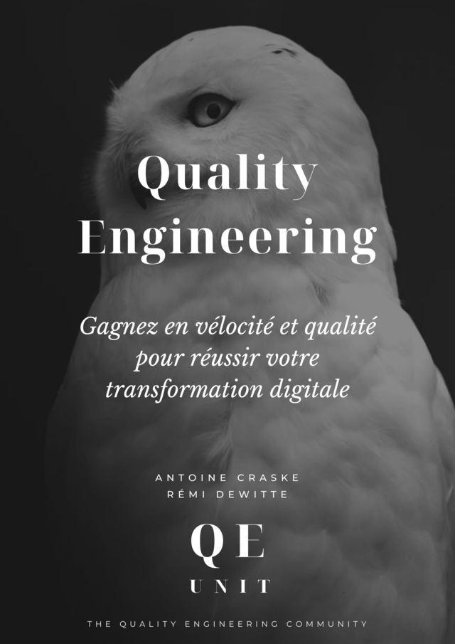 Quality Engineering par Antoine Craske [Leanpub PDF/iPad/Kindle]