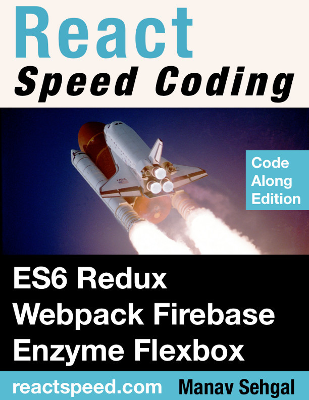 React Speed Coding by Manav Sehgal [Leanpub PDF/iPad/Kindle]