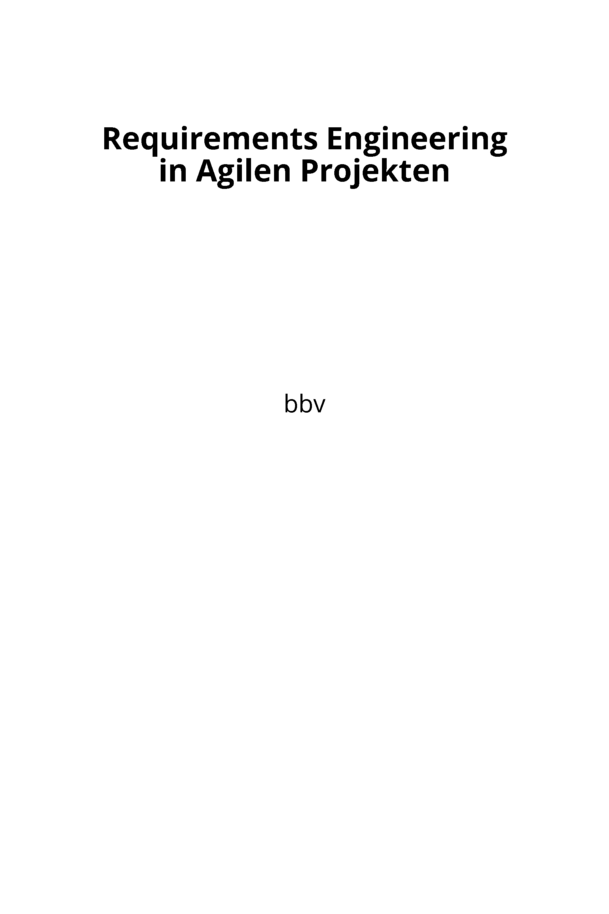 Requirements… von bbv Software Services AG [PDF/iPad/Kindle]