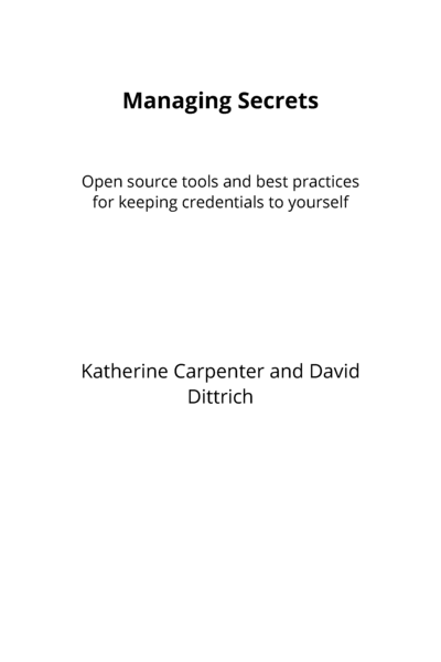 Managing… by Katherine Carpenter et al. [Leanpub PDF/iPad/Kindle]