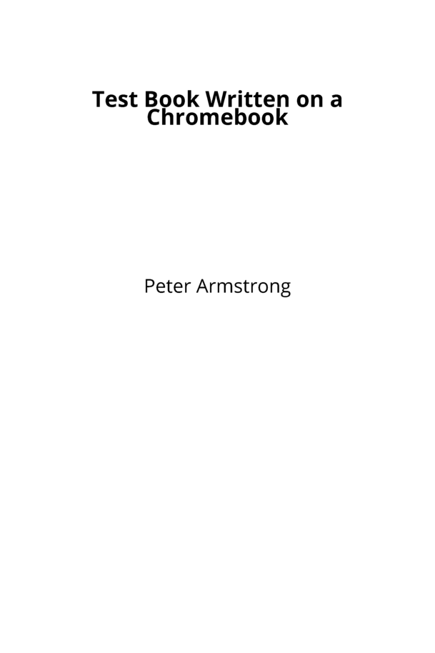 Test Book Written on a… by Closed Test Books [PDF/iPad/Kindle]