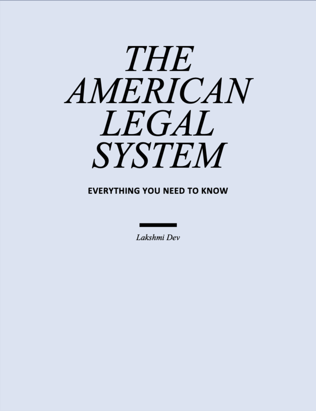 American Legal System: Everything You Need to… [PDF/iPad/Kindle]