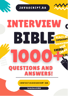JavaScript Interview Bible… by Nezir Zahirovic [PDF/iPad/Kindle]