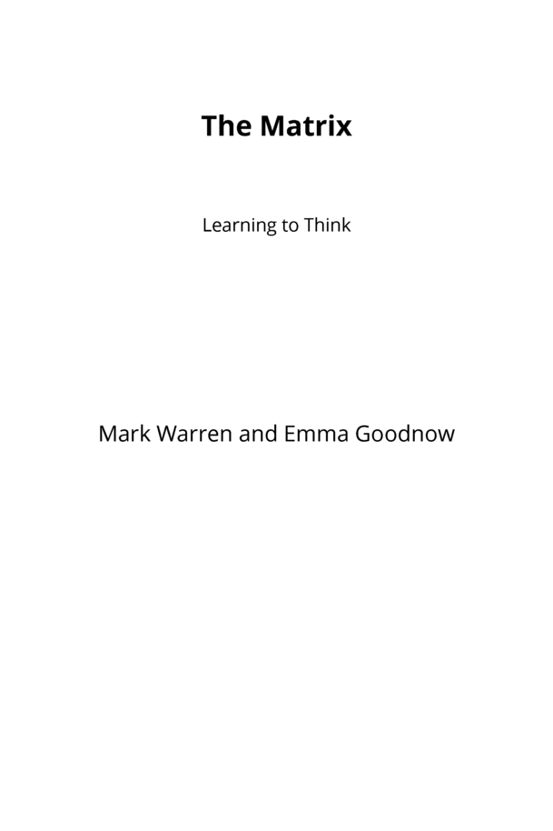 The Matrix by Mark Warren et al. [Leanpub PDF/iPad/Kindle]