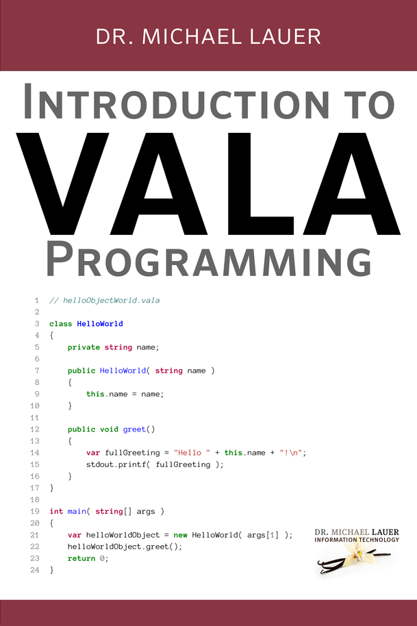 Introduction to Vala… by Dr. Michael Lauer [PDF/iPad/Kindle]