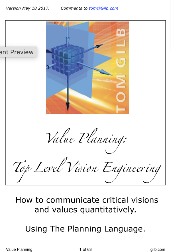 ‘Vision Engineering’: Top Level… by Tom Gilb [PDF/iPad/Kindle]