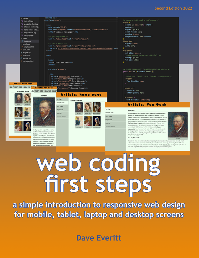 Web Coding First Steps by Dave Everitt [Leanpub PDF/iPad/Kindle]