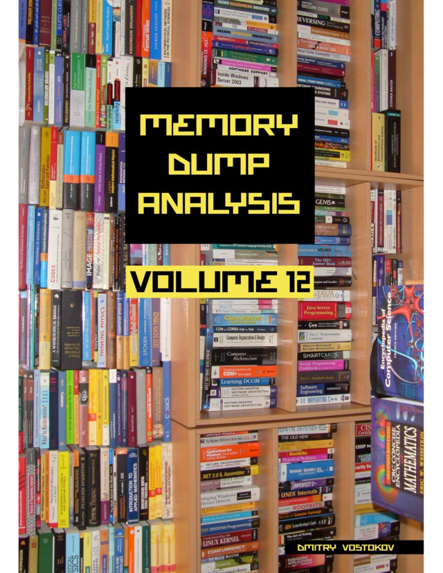 Memory Dump Analysis… by Dmitry Vostokov [PDF/iPad/Kindle]