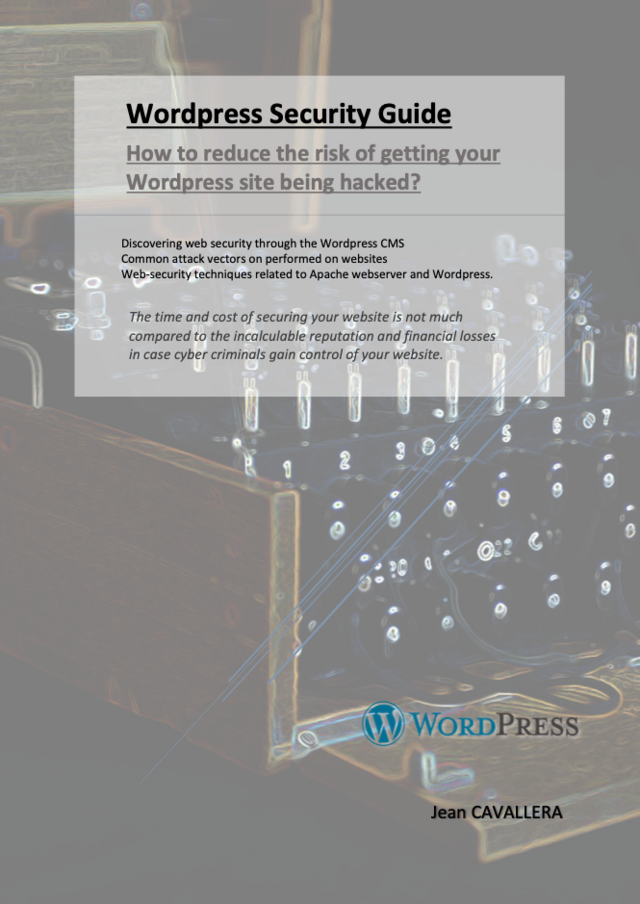 Wordpress Security… by Jean Cavallera [Leanpub PDF/iPad/Kindle]
